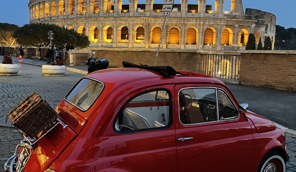 Rome by fiat 500 vintage - Eden Walks